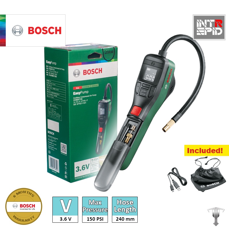 Bosch Easy Pump 3.6 V Cordless Compressed Air Pump | Shopee Philippines