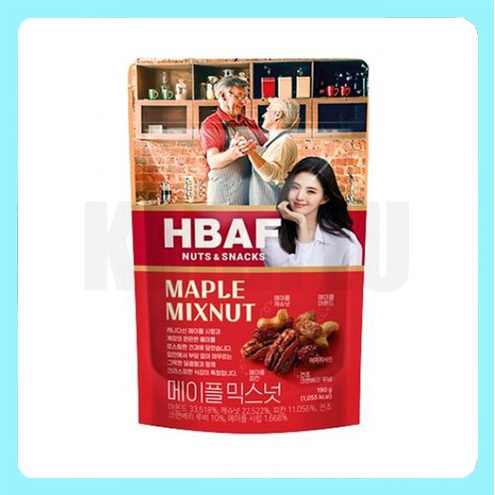 [HBAF] Nuts & Snacks 6 flavors Maple mixed nuts 190g, herb salt mixed nuts, cinnamon mixed nuts ...