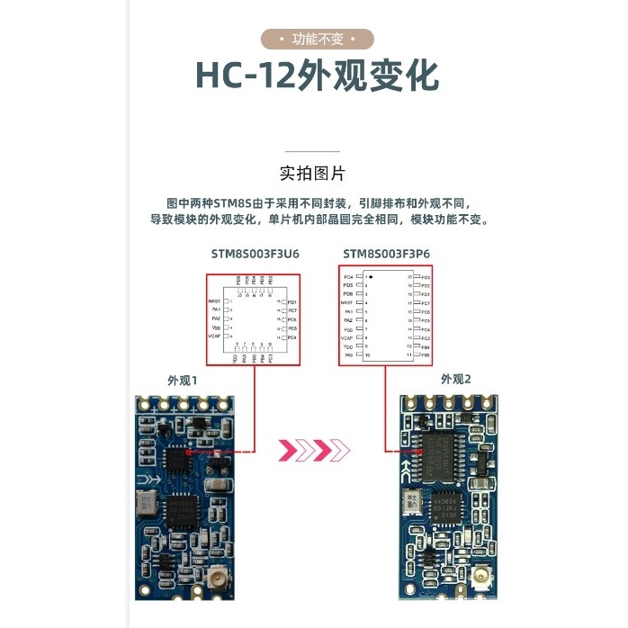 Huicheng HC-12 Wireless Module 433m Transceiver Transmission ...