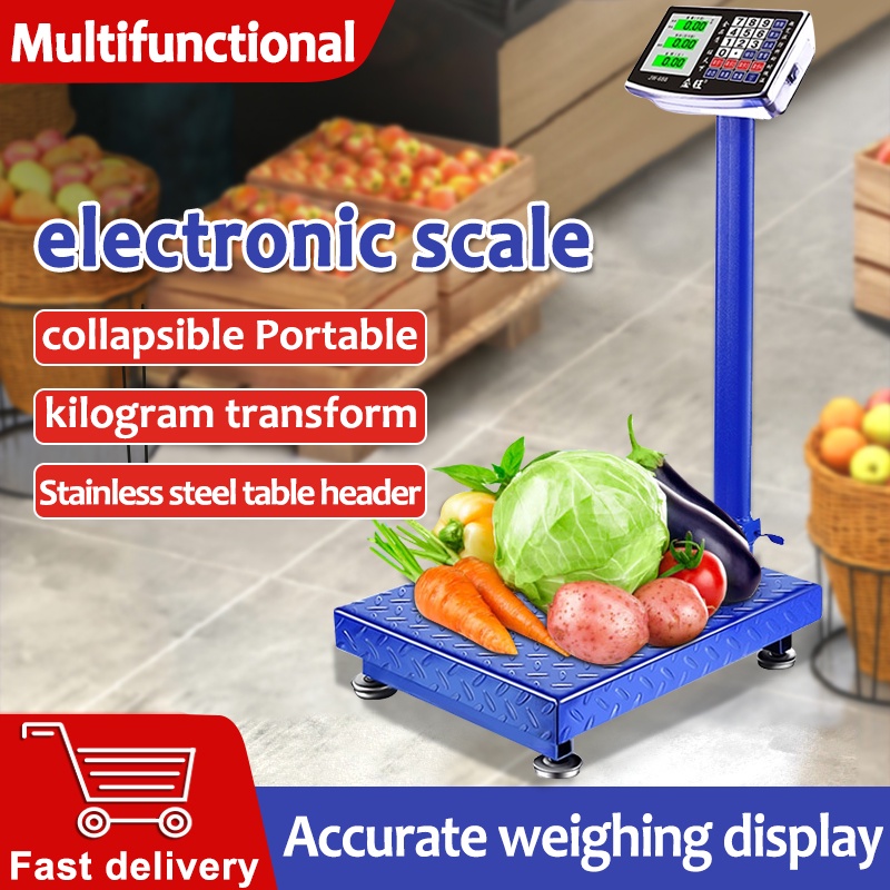 150KG Rechargeable High Precision Digital Platform Scale Digital ...