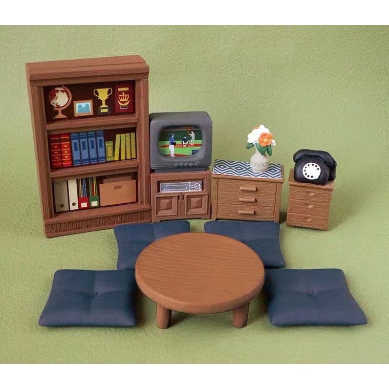 Melody Mini Home Miniature Scene ZAKKA DECOLE Japanese-Style Miscellaneous Goods Small Objects ...