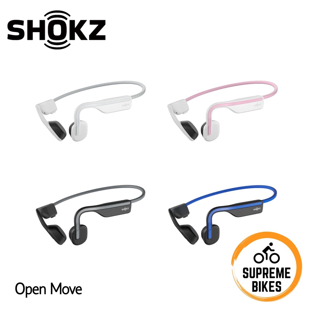 SHOKZ OpenMove Bone Conduction Open-Ear Lifestyle/Sport Headphones ...