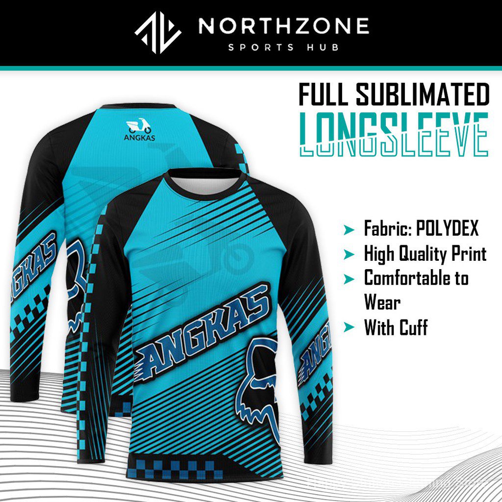 Angkas Motorcycle Riders Long Sleeves Full Sublimation Long Sleeves ...