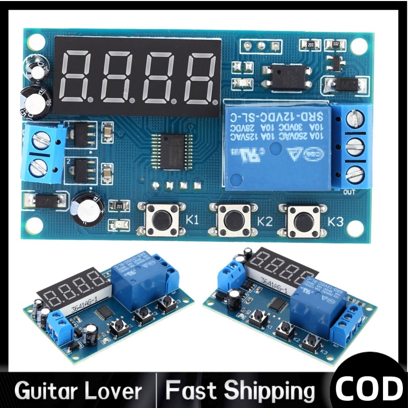 [FAST SHIP] Multifunction Delay Time Module Switch Control Relay Cycle Timer DC 12V | Shopee ...