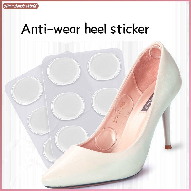 Soft Silicone Insert Heel Liner Grips Silicone Gel Heel Protector High ...