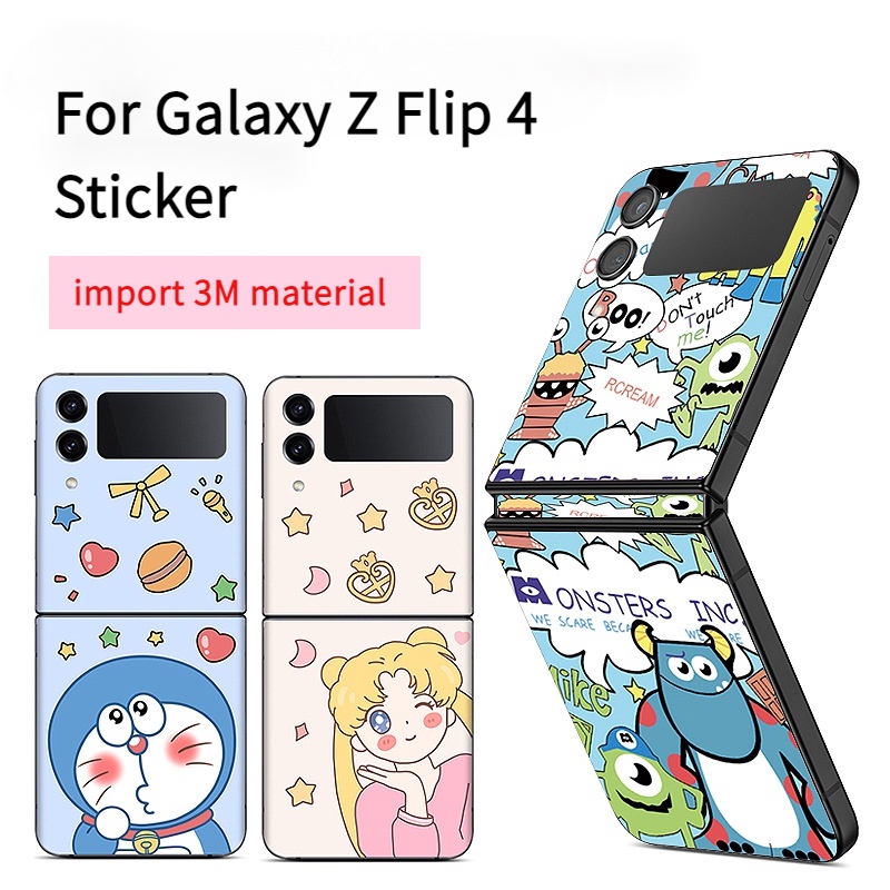 Cartoon For Samsung Z Flip 4 Screen Protector Color For Galaxy Flip 4 ...