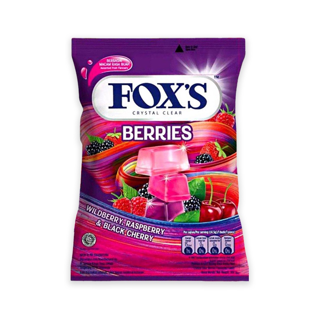 Fox's Crystal Clear Candy (Mints, Berries, Spring Tea, Fruits, Fruity ...