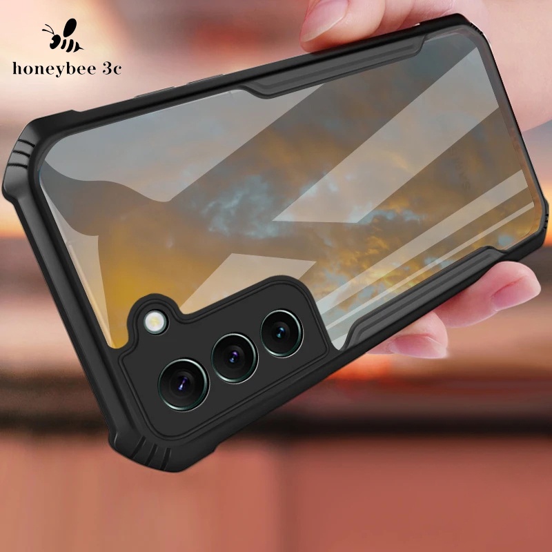 For Samsung Galaxy S21 S20 FE Ultra S10 Plus Armor Shockproof TPU Soft Anti drop Bumper ...