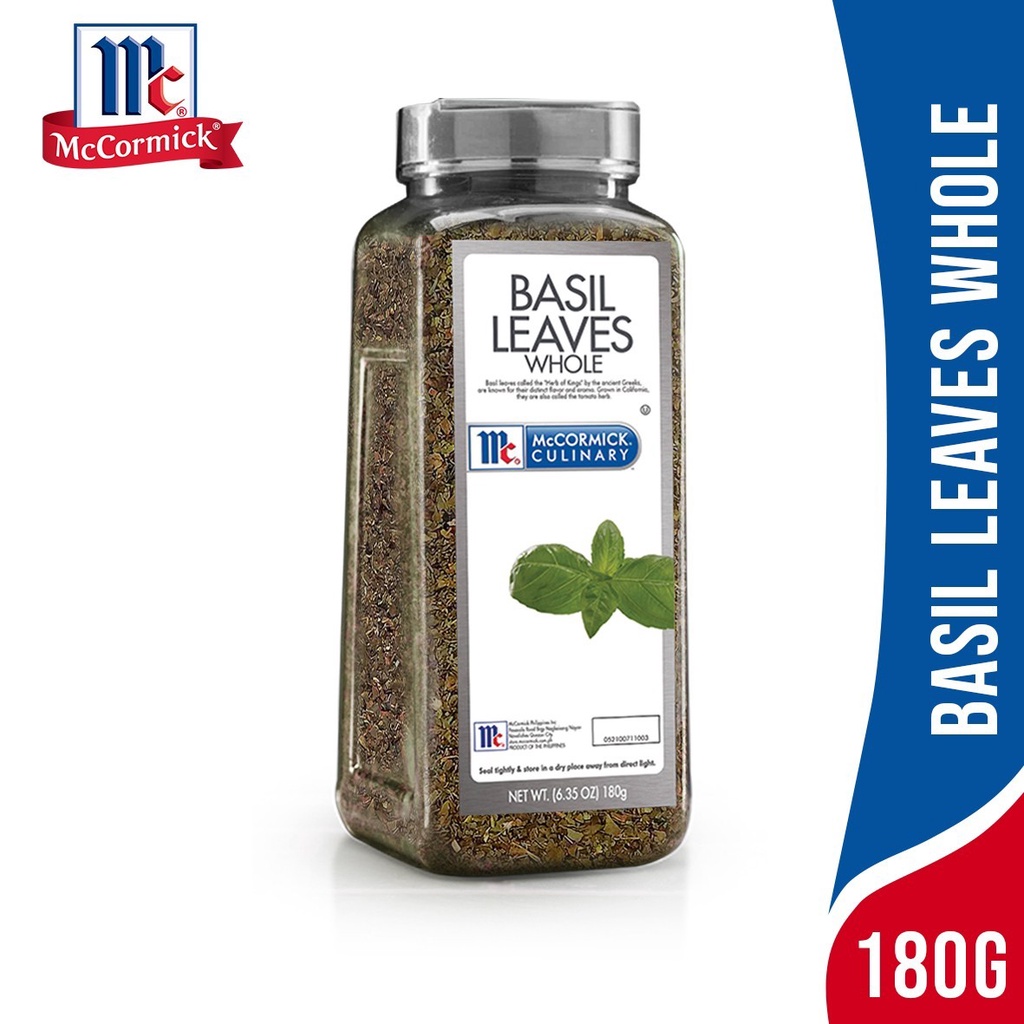McCormick Basil Leaves Whole 180g | Shopee Philippines