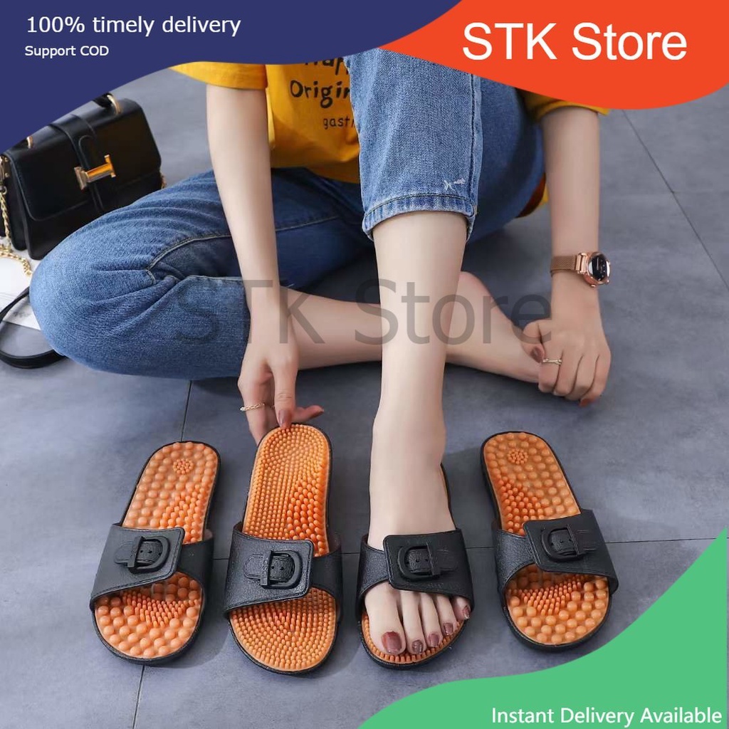 ST288 Health Slippers Asadi Massage Slipper Relieve Knee Pain | Shopee ...