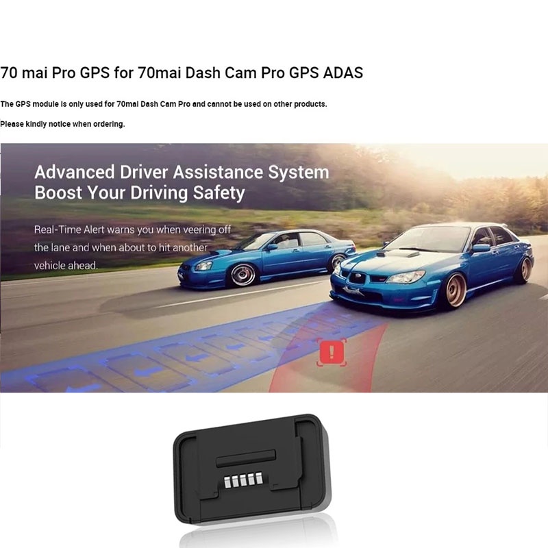 70mai Dash Cam Pro GPS Module for 70mai Pro Pro GPS ADAS 70mai Lite ...