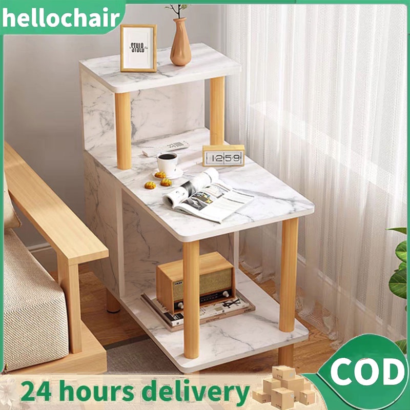 Side table sofa side cabinet Home sofa side coffee table Bedroom ...