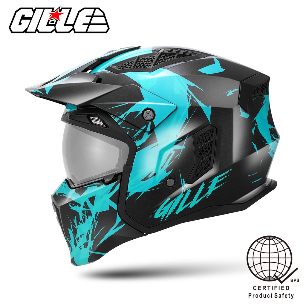 Gille Squadron Raptor Full Face & Half Face Modular Helmets Gille ...