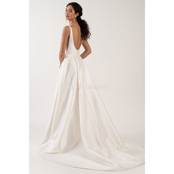 YLFF-Brides Spaghetti Strap Soft Stain Mermaid Wedding Dress Square ...