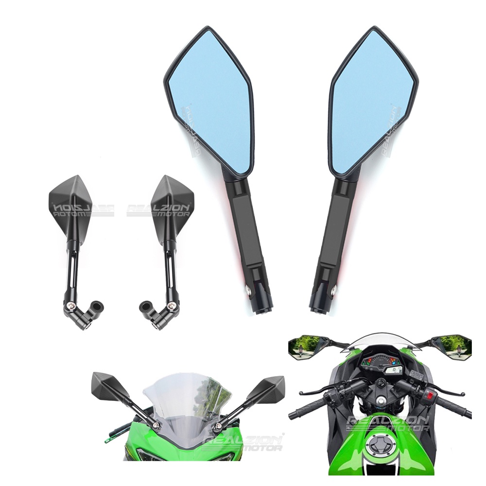 REALZION Side Foldable Mirrors/mirror R15 v3 CBR150R NINJA 400 RS200 ...