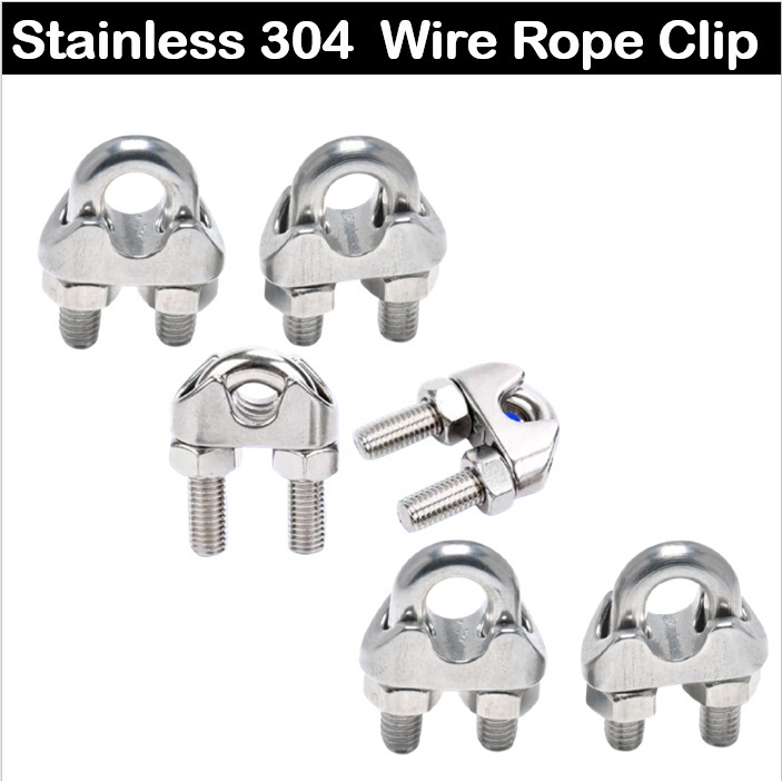 RTK 16-20mm Stainless Steel Wire Rope Clip Wire Rope Grip 304 Cable ...