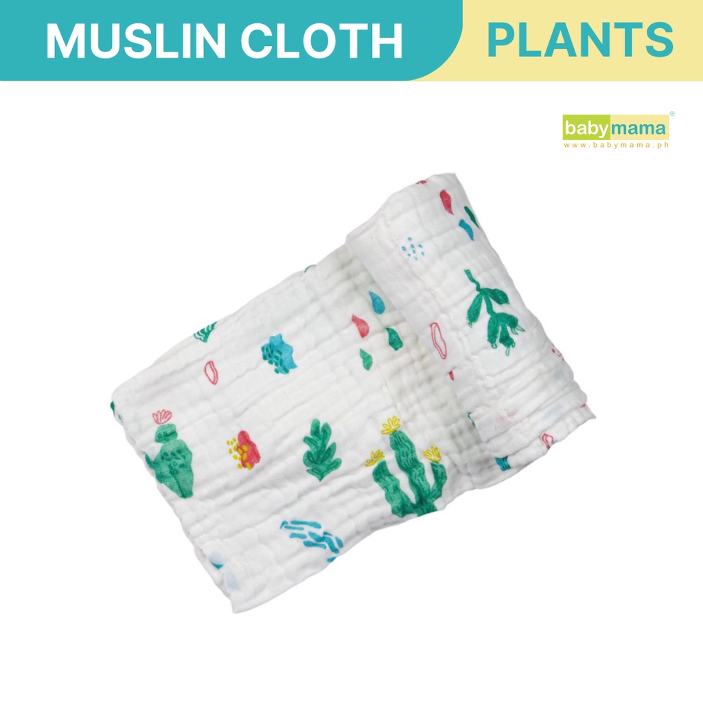 Babymama - Swaddies PH Multi-purpose Muslin Cloth - Plants | Shopee ...