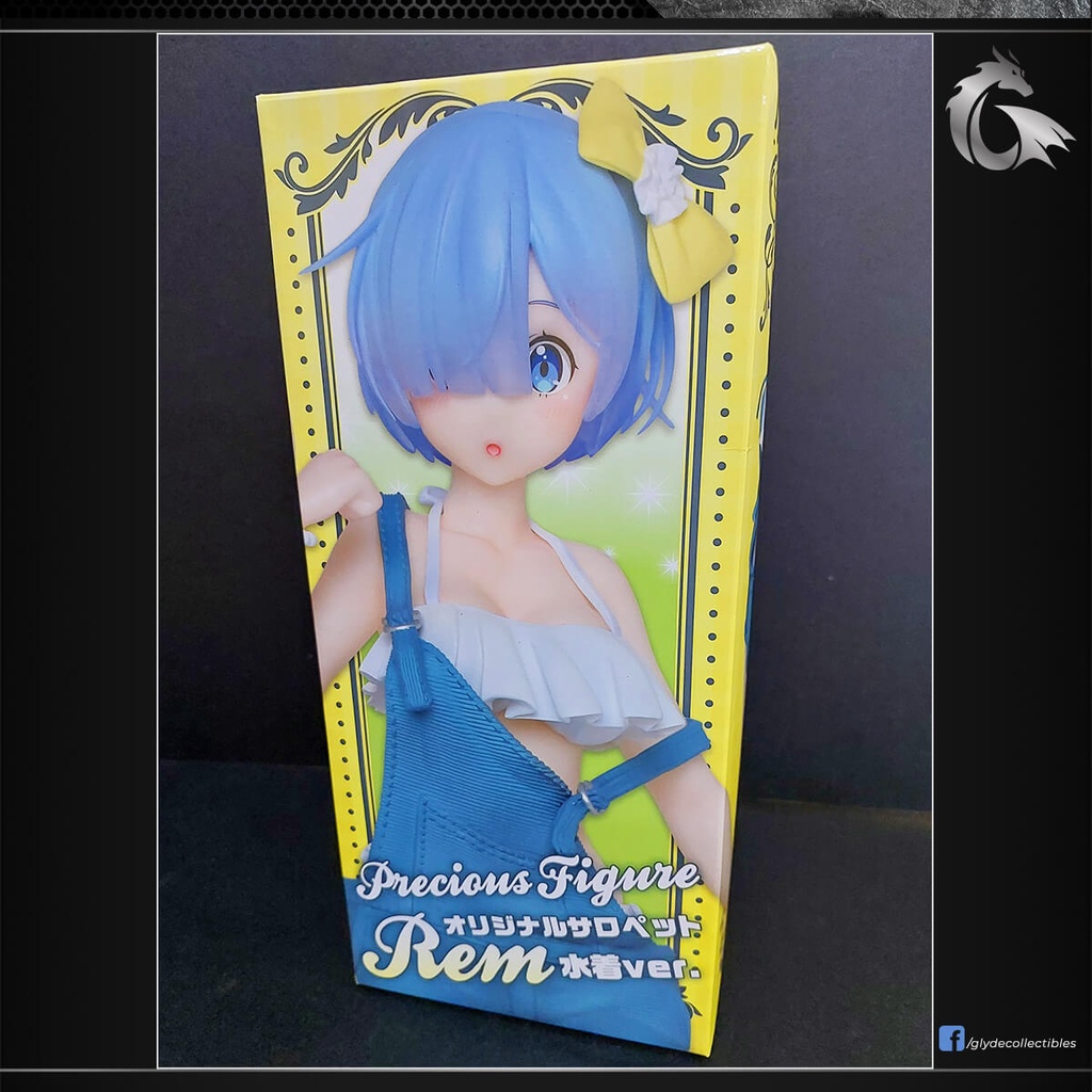 Taito: Rem Precious Figure Original Salopette Swimsuit Ver. (Re:Zero ...
