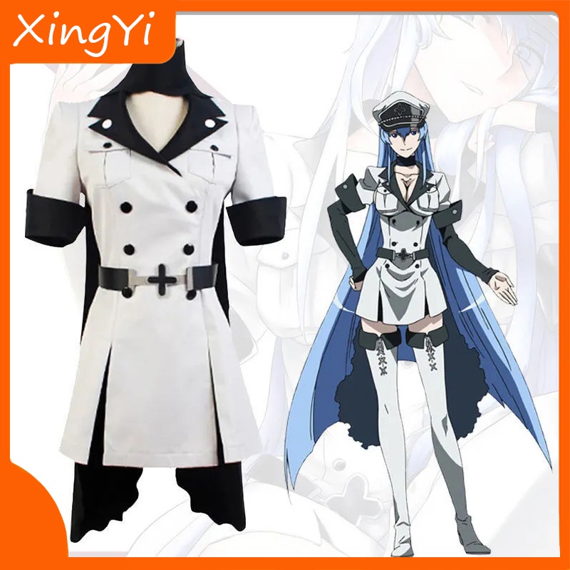 Akame Ga KILL Esdeath Cos Anime Outfit Uniform Cosplay Costume for ...