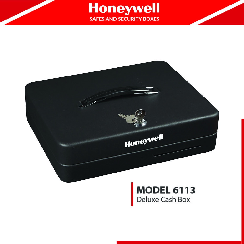 Honeywell 6113 Deluxe Steel Security Cash Box Safe | Shopee Philippines