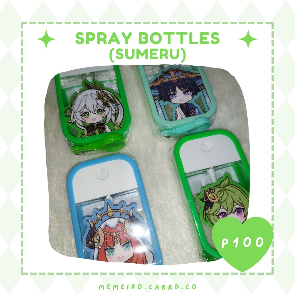 Genshin Impact Alcohol Spray Bottle (Sumeru) | Shopee Philippines