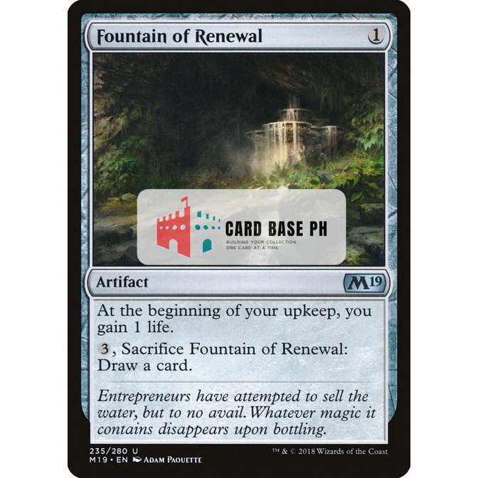 Fountain of Renewal - Magic the Gathering Trading Card | Shopee Philippines