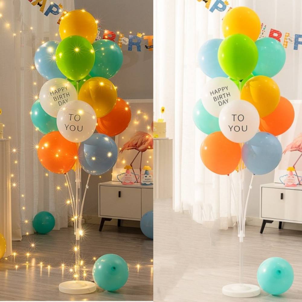 23pcs Balloons Tree Floor Stand Holder With LED Light Baby Shower ...