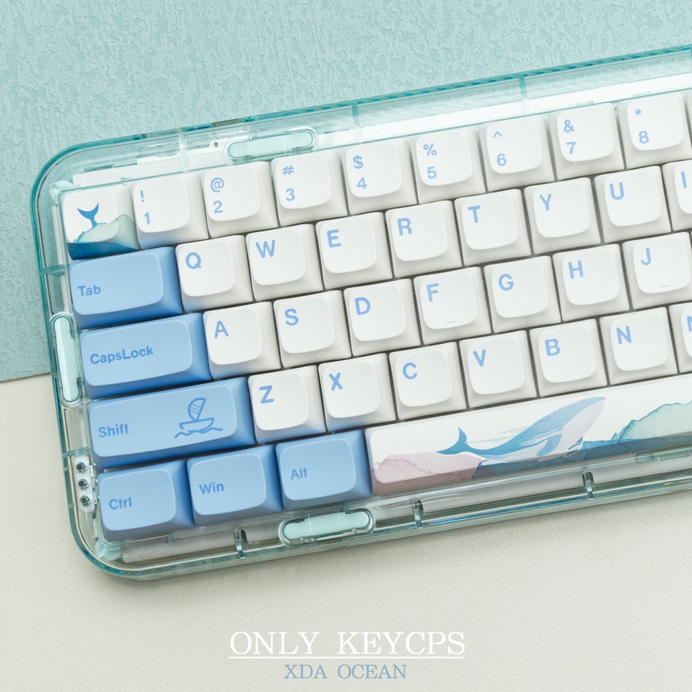 Ocean Keycap Set 136Keys XDA Profile PBT Compatible Alice Gateron ...