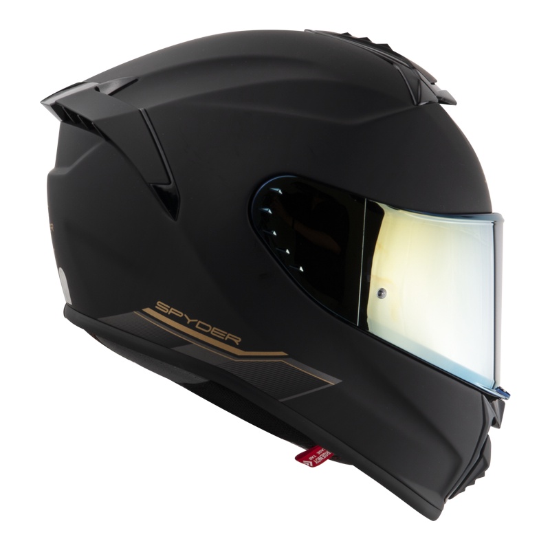 Spyder Flight PD S0A - Full Face Fiber Glass Helmet with Double D-Ring ...