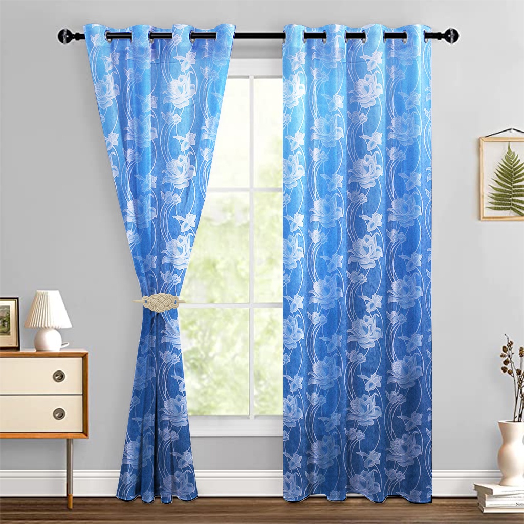 Fashion New Assorted Luxury High Quality WIndows Curtain Brocade With ...