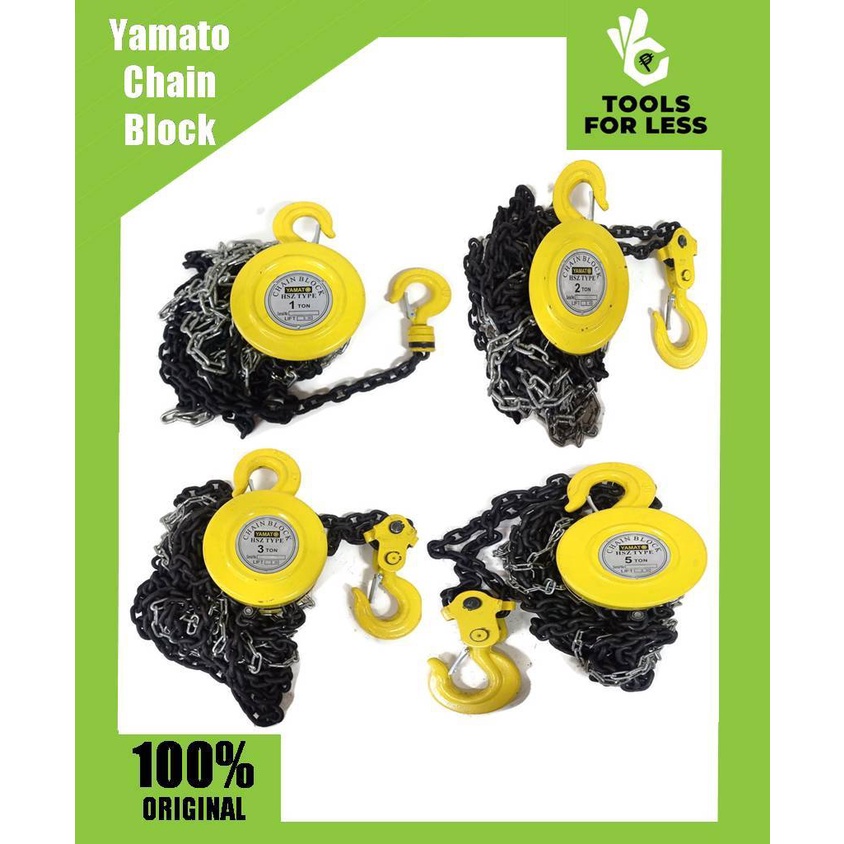 Yamato HSZ Series Chain Blocks (1T, 2T, 3T & 5T) | Shopee Philippines