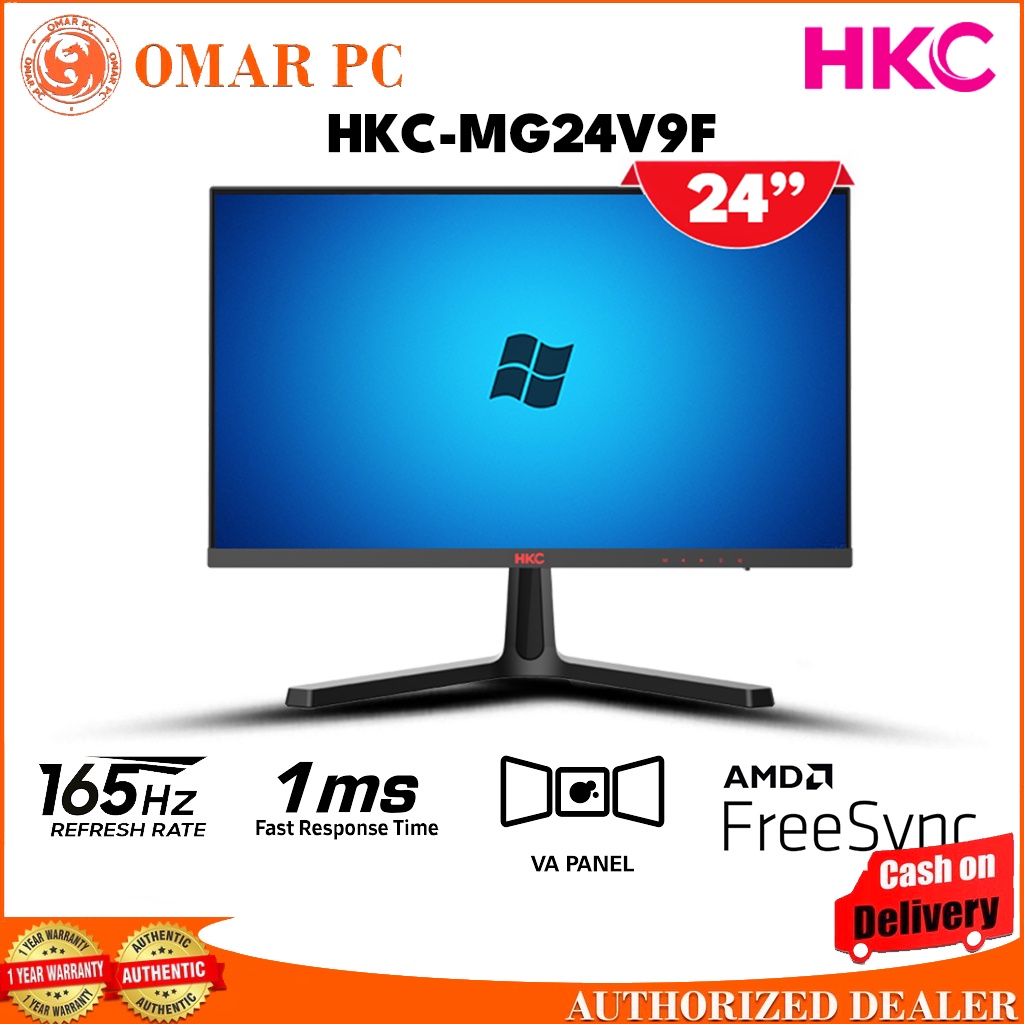 HKC-MG24V9F 165Hz VA Panel Freesync Gaming Monitor | Shopee Philippines