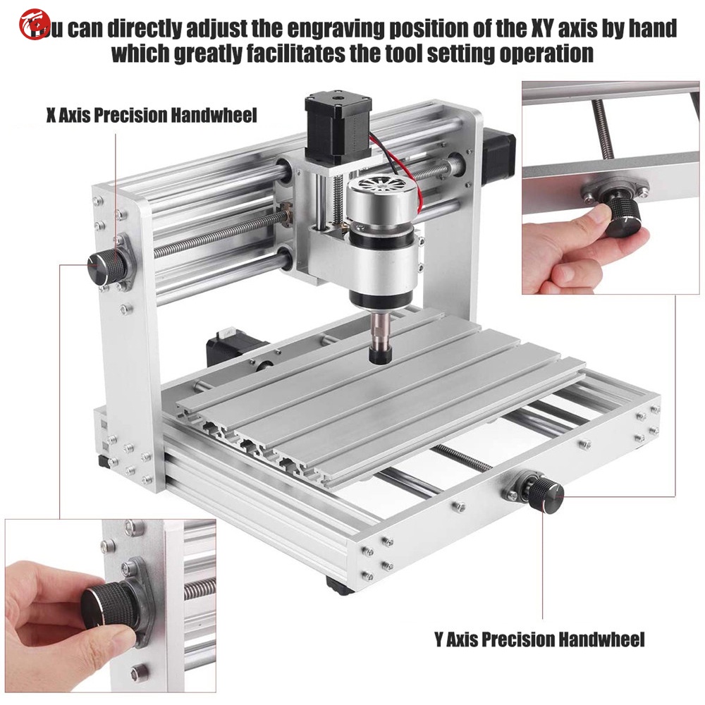 PH Upgrade CNC 3018Pro Max Engraver with 200W Spindle, 3 Axis Pcb ...