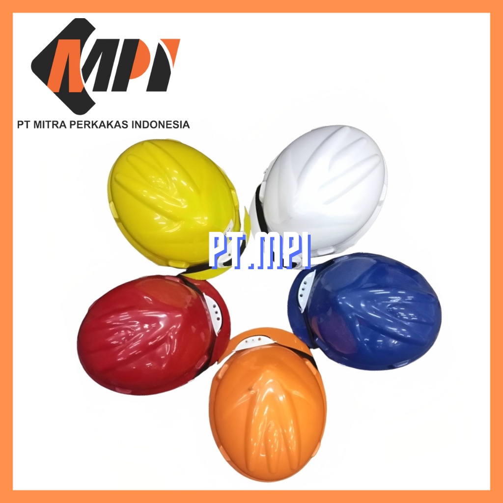 MERAH PUTIH Safety Helmet MSK Project Safety Helmet Yellow Red Orange ...