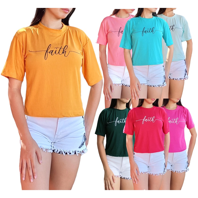 SODELUXE | Faith Tops Blouse | Can fit Small to Large| Cotton Spandex ...