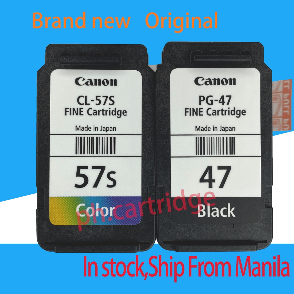 Canon PG-47 CL-57 Genuine Ink Cartridge 47 57 Refillable CISS | Shopee ...