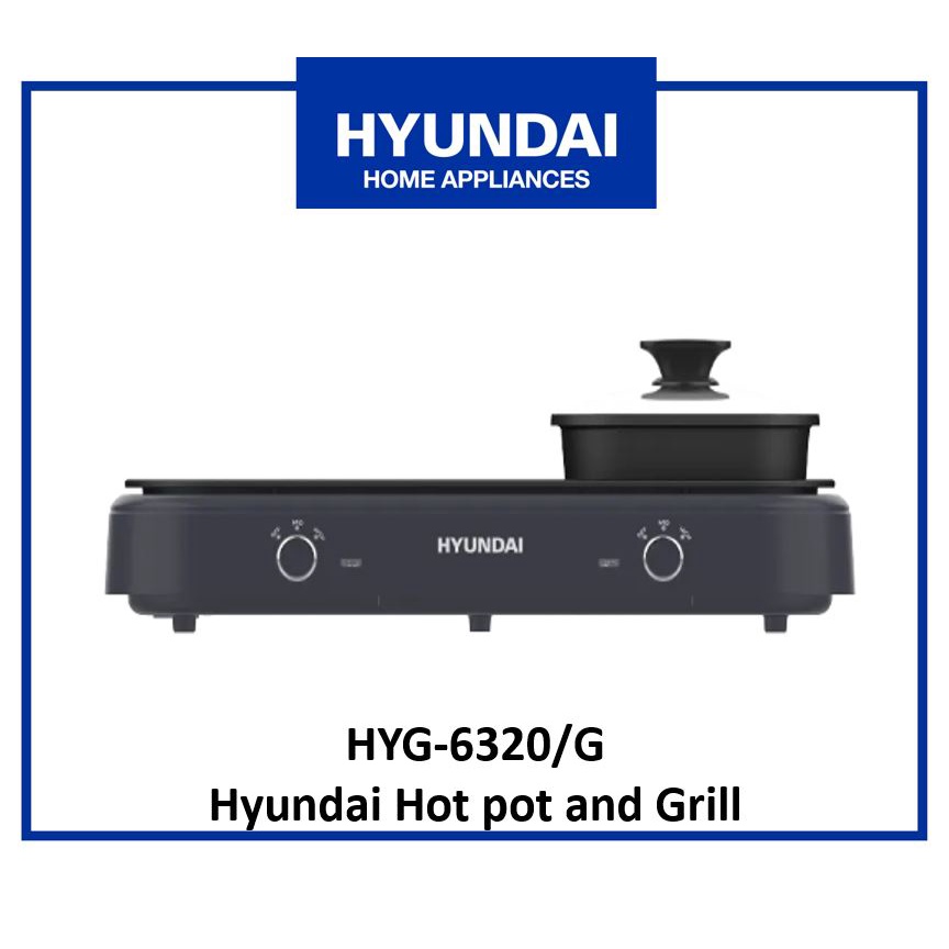 Hyundai Hot pot and Grill HYG-6320/G | Shopee Philippines