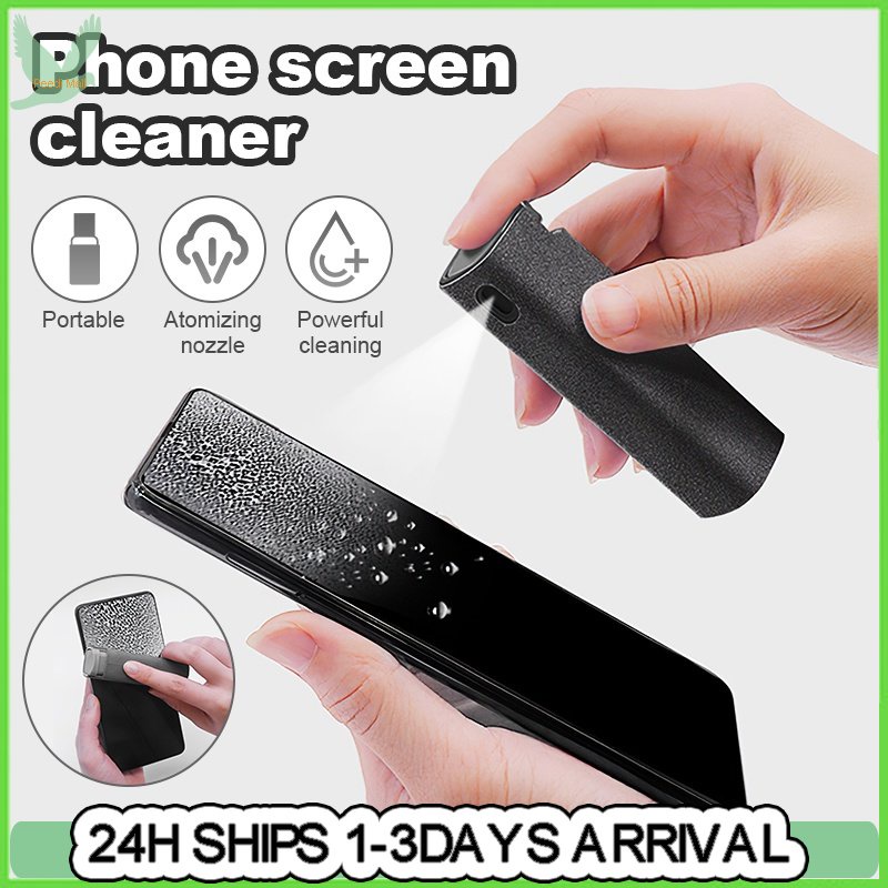 2 In 1 Phone Screen Cleaner Spray Computer Mobile Phone Touchscreen ...