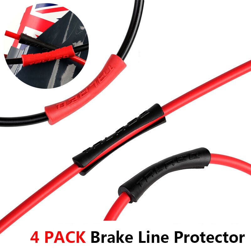 4pcs Bicycle Cable Protector Shift Brake Rubber Line Pipe Sleeve MTB ...