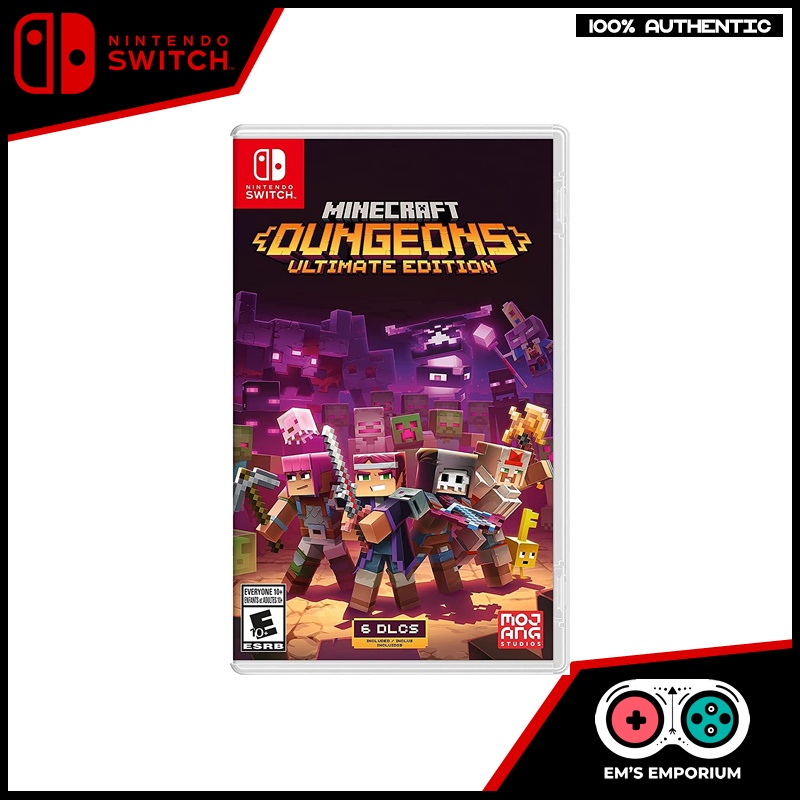 Minecraft Dungeons Ultimate Edition Nintendo Switch Games | Shopee ...