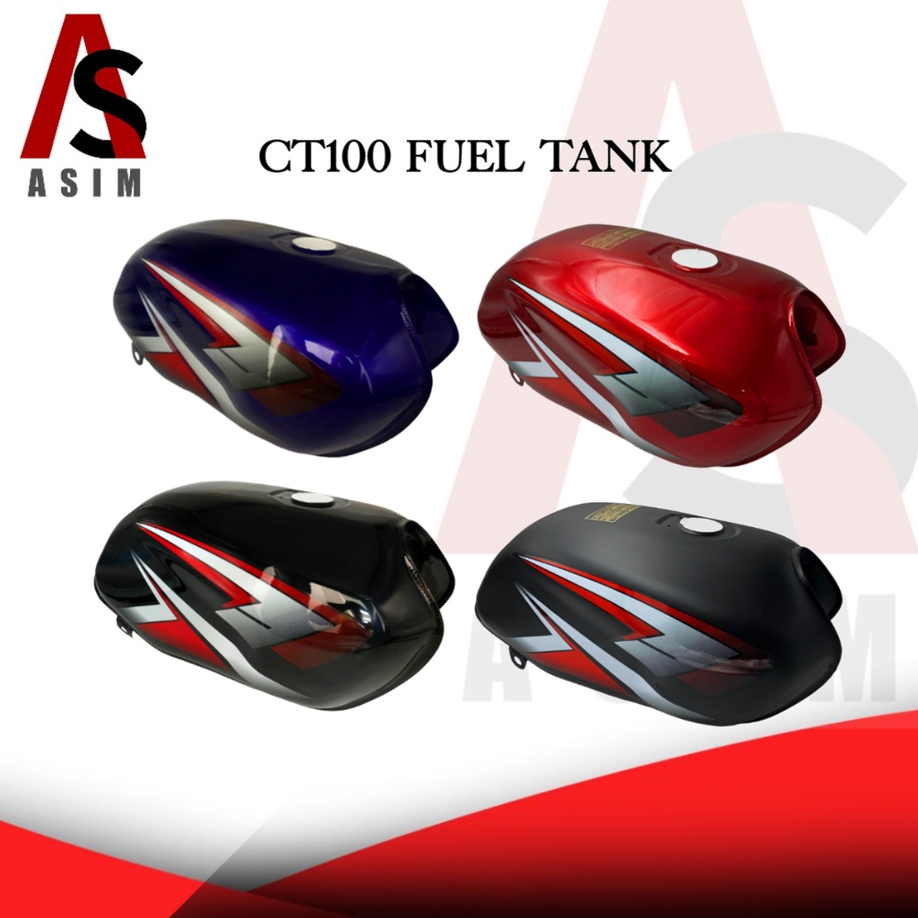 MOTORCYCLE FUEL TANK GAS TANK CT100/Bajaj | Shopee Philippines