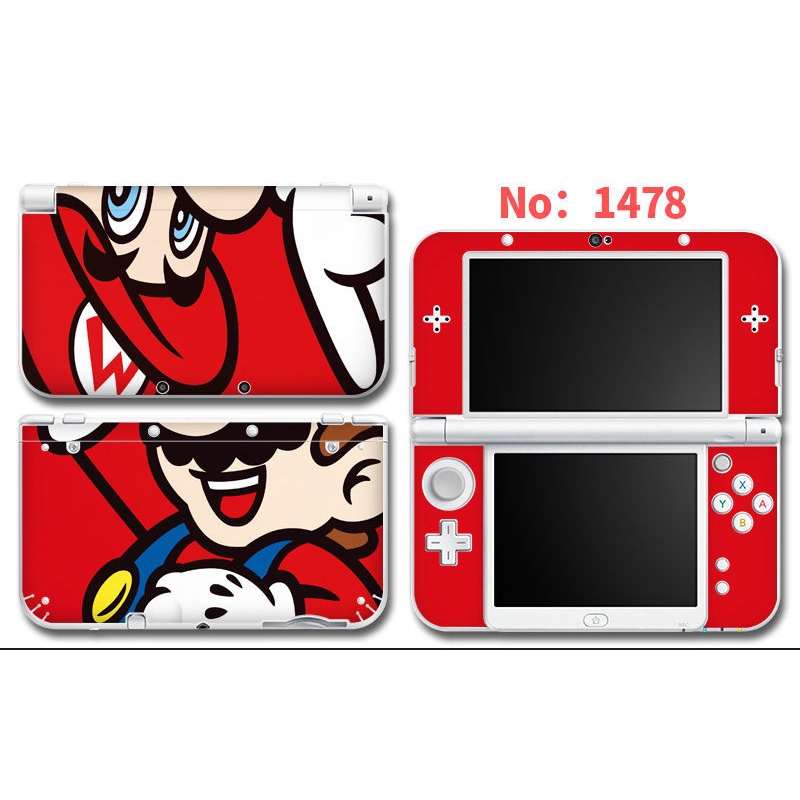 For Nintendo Old 3DS LL XL Film Cartoon Sticker NEW 3DSLL Protective ...