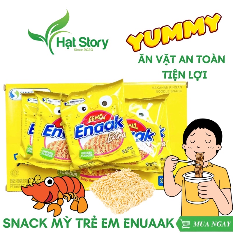 1 Pack Enaak Gemez Indonesian Children's Noodle Snack Traditional ...