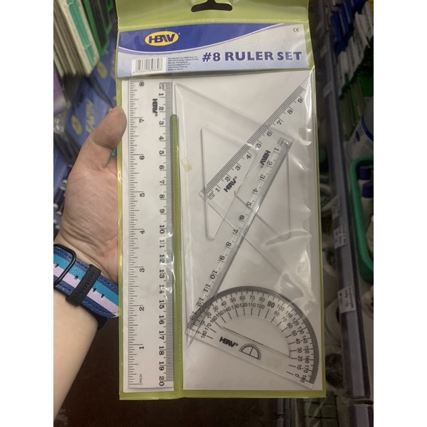HBW RULER SET (8's and 12") | Shopee Philippines