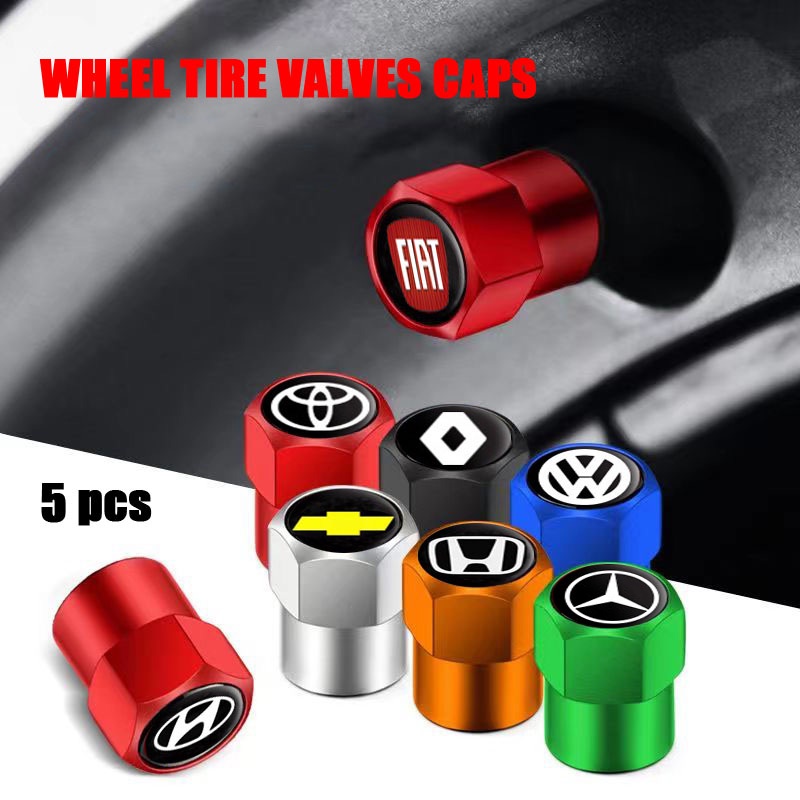 4-piece (Blue) tire valve cap high-grade rubber sealing rod automobile ...