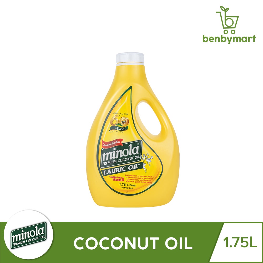 Minola Premium Coconut Cooking Oil PE 1.75L | Shopee Philippines
