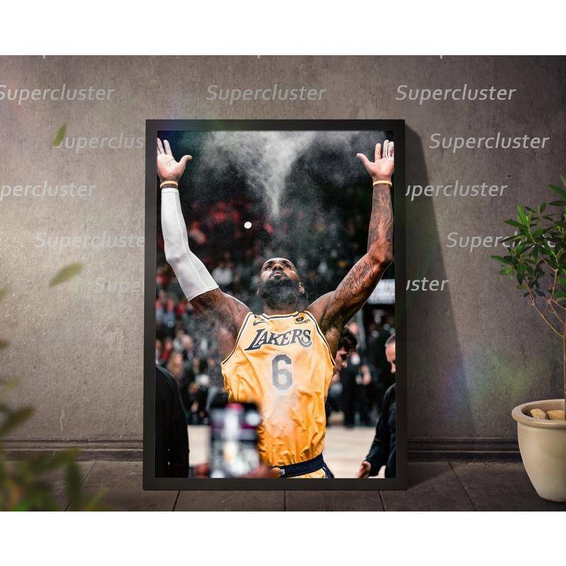 Lebron James NBA Best Scorer GOTA Canvas Painting Poster Wall Print ...
