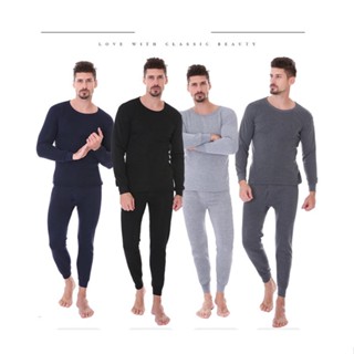 Men's Plush Thermal Innerwear & Underwear Set Autumn and Winter Clothes ...