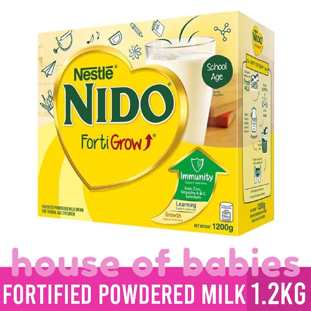 NIDO FORTIGROW 1.2kg Fortified Powdered Milk Drink | Shopee Philippines