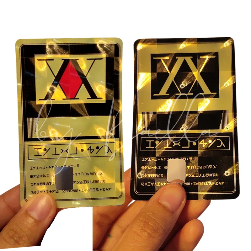 Gold Hunter License ATM / Debit / Credit / Beep Card Skin ...